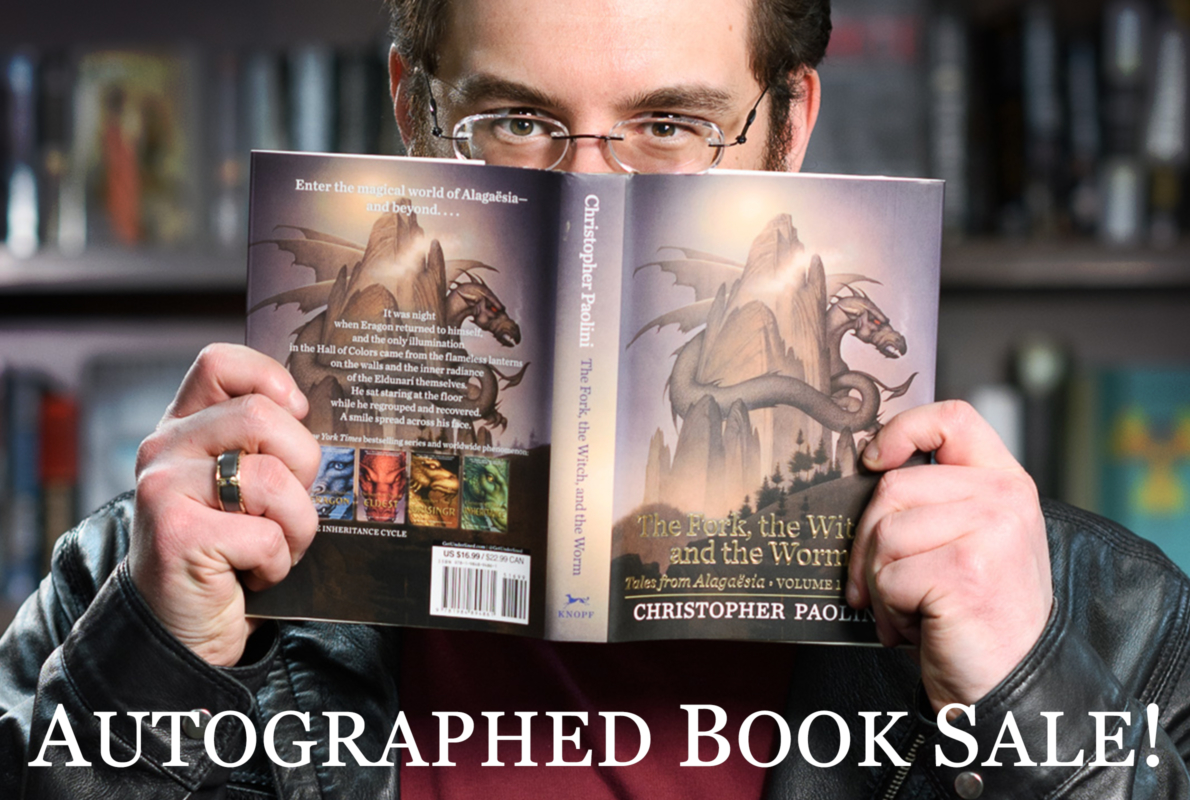 For a Limited Time: Autographed Book Sale! - Paolini
